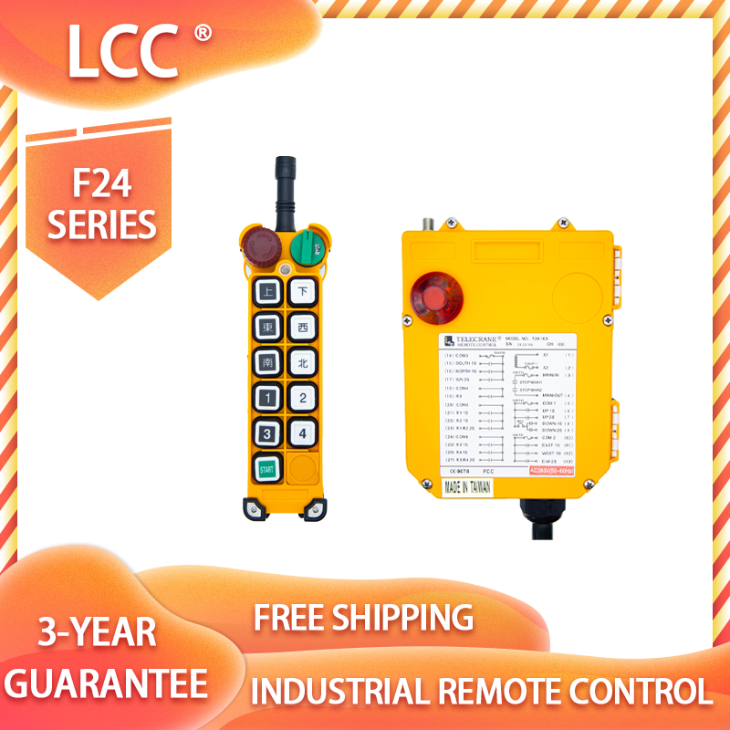 LCC F24-10D Telecrane hetronic 10 buttons hoist Industrial radio remote ...