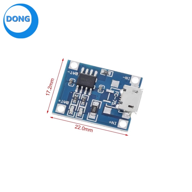 TP4056 5V 1A Micro USB Lithium Battery Charger Module 18650 Charging ...