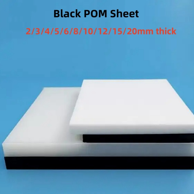 2/3/4/5/6/8/10/12/15/20mm thick black pom sheet white Polyoxymethylene ...