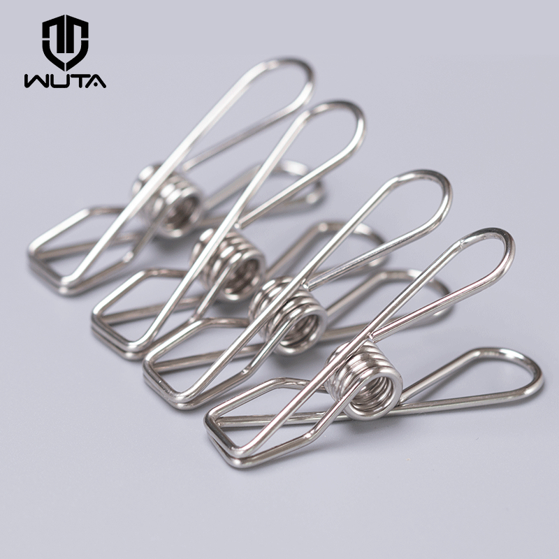 WUTA Stainless Steel Metal Spring Clips Multi-Purpose Metal Utility ...