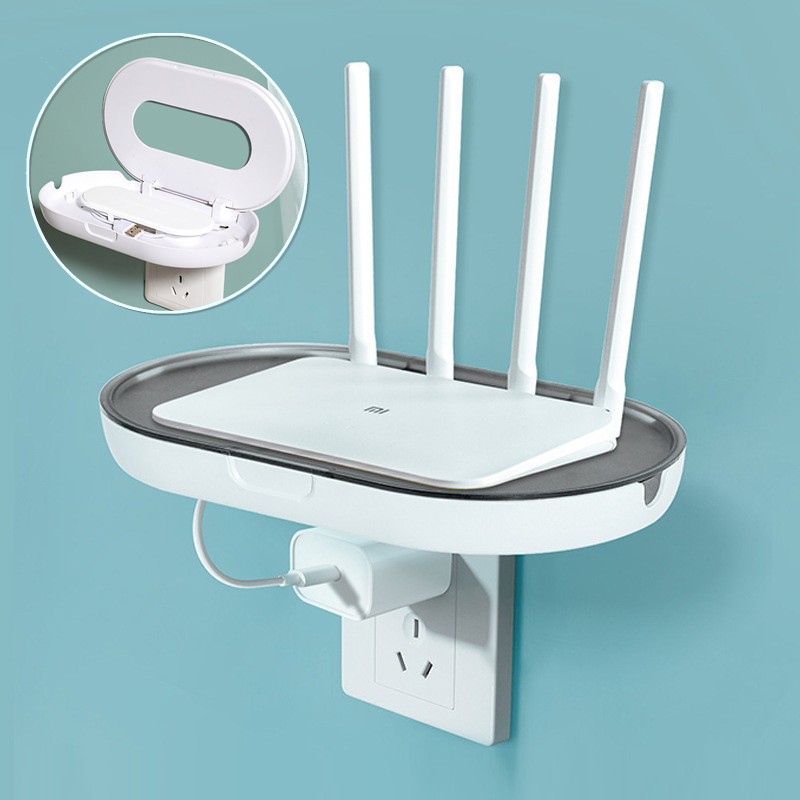Punch-Free Router Rack Camera Bracket Projector Storage Box Modem ...