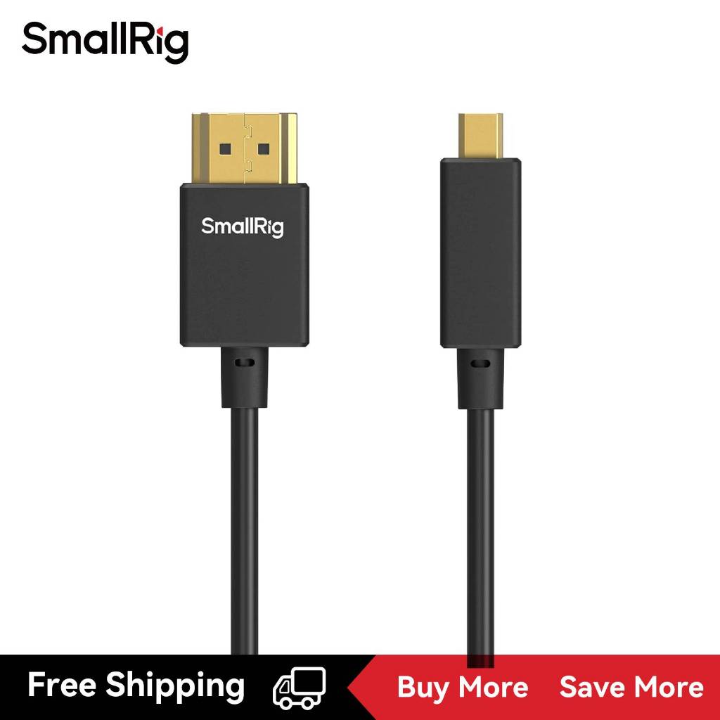 SmallRig Ultra-Slim 4K HDMI Data Cable (D to A) (100cm) for Sony A7RIII ...