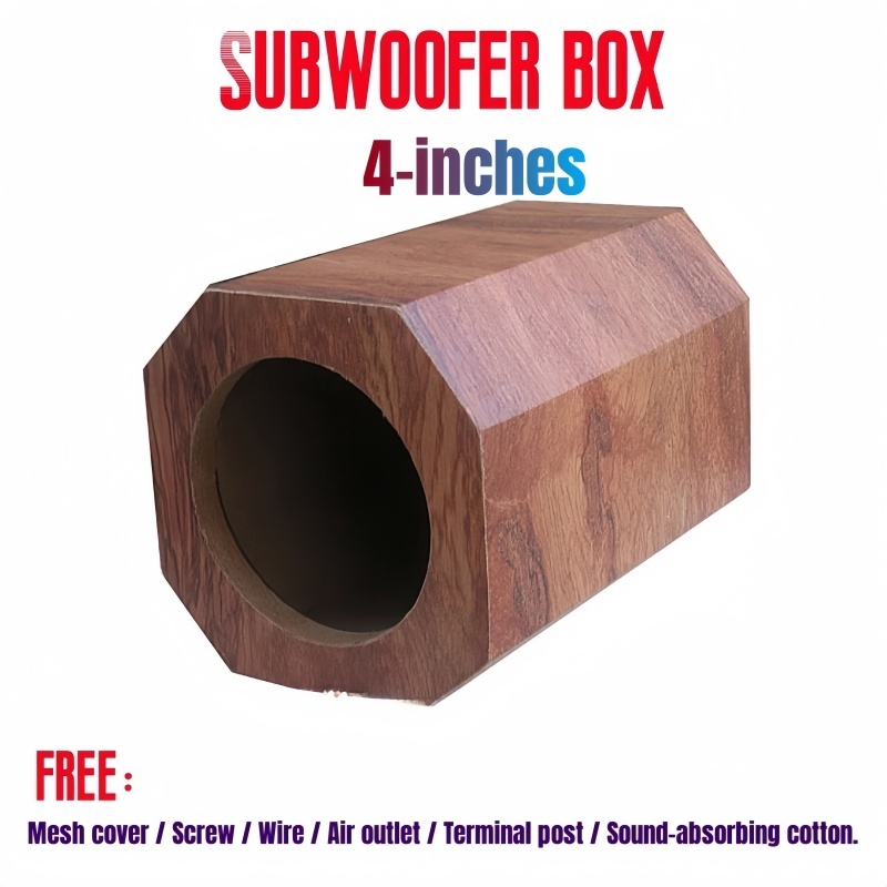 DIY Octagonal Honeycomb Subwoofer Housing,4-inch Home/Car Passive ...
