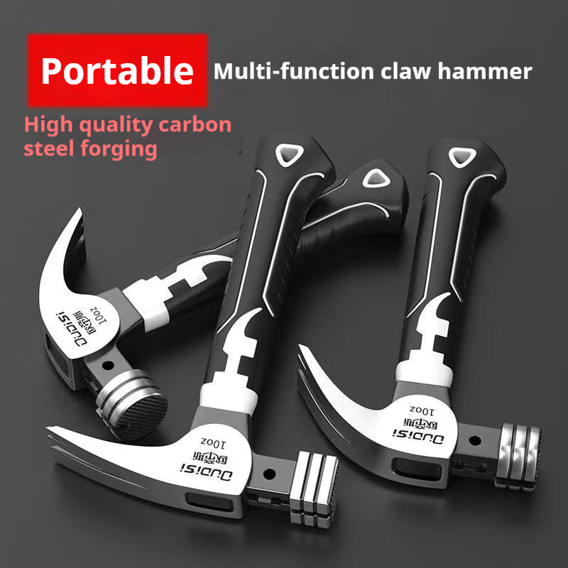 18cm Multifunctional Small Short Handle Hammer 10oz Magnetic Gravity ...