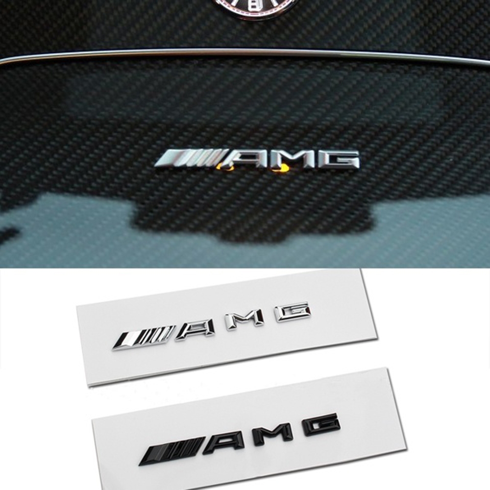 Mercedes-Benz AMG logo Interior Decoration Sticker Car Center Console ...