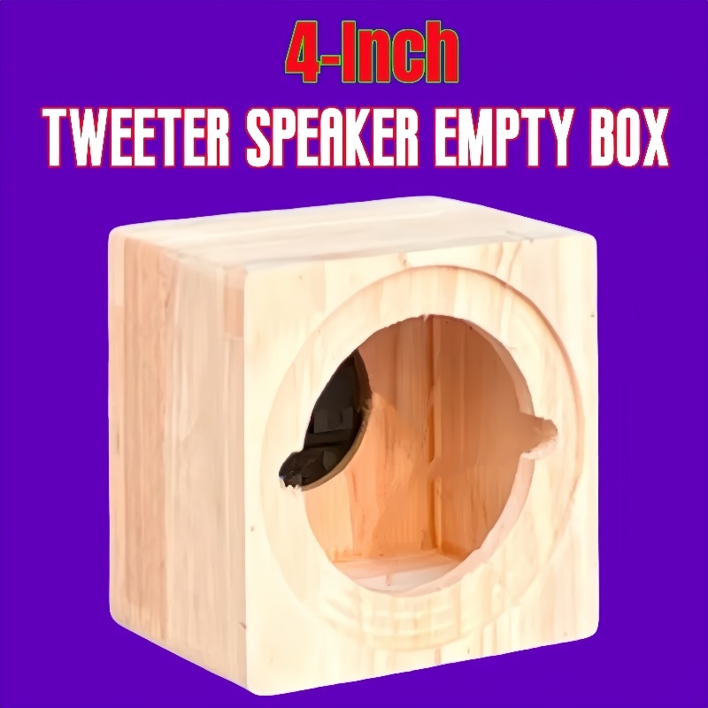 DIY 4-inch Tweeter Speaker Empty Box,Car/Home Tweeter Speaker Solid ...