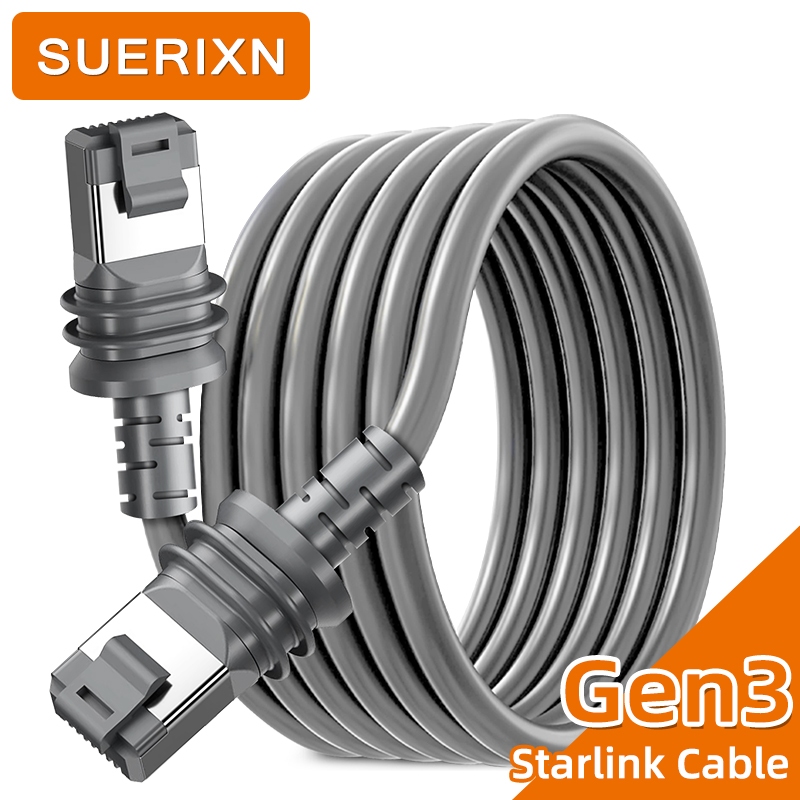 Cable Gen3 100FT for Starlink Gen3 Standard Kit/Starlink Mini, Ethernet Cable for Star Link V3 ...