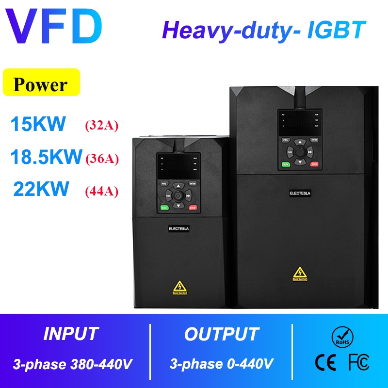 380V IGBT Module 15KW/18.5KW /22KW Heavy Duty VFD Air Compressor ...