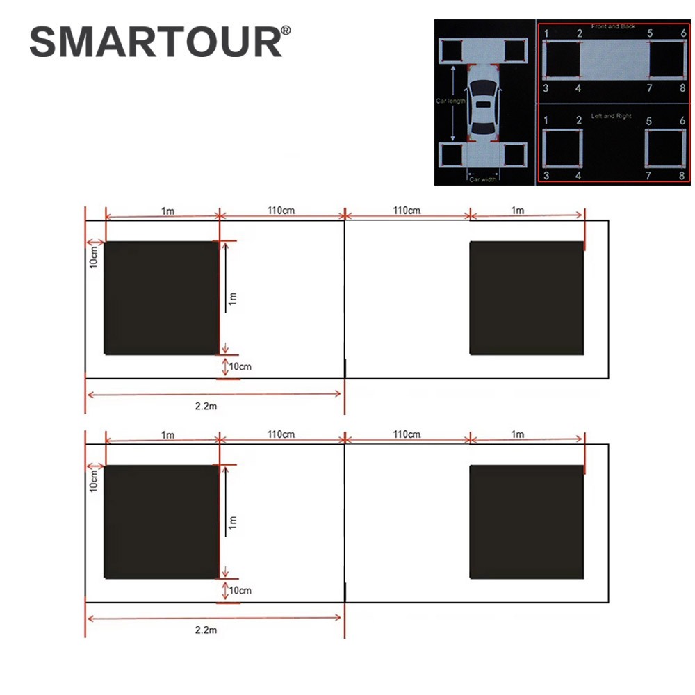 Smartour Automatic Completion Calibration Cloth for 360 Degree Car ...