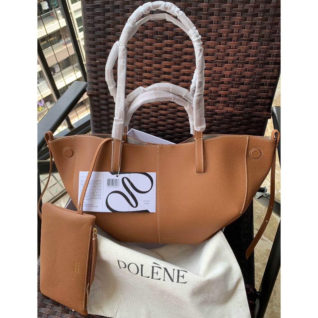 French pol Tote Bag Cyme Cowhide Portable Large Capacity Shopping Bag Genuine Leather Female Bag ...