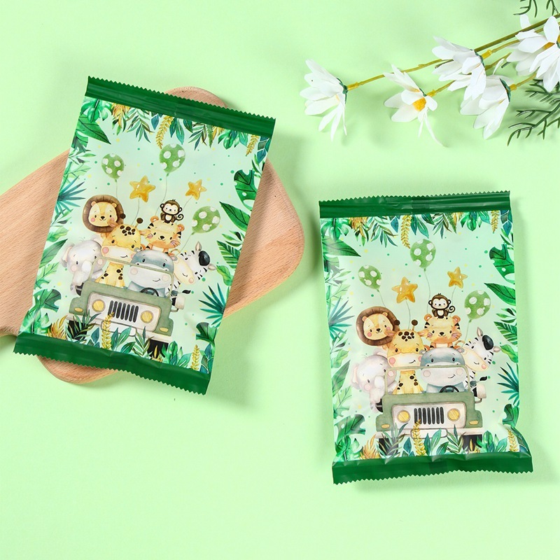 25/50PCS Animal Theme Chip Bag Gift Packaging For Potato Snack Candy ...