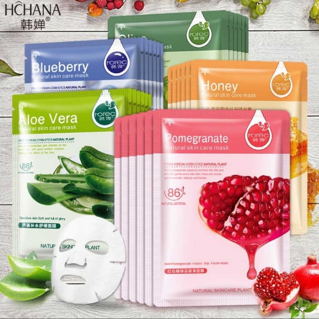 HCHana Facial Masker Muka Beauty Face Mask [Ready Stock] | Shopee Malaysia