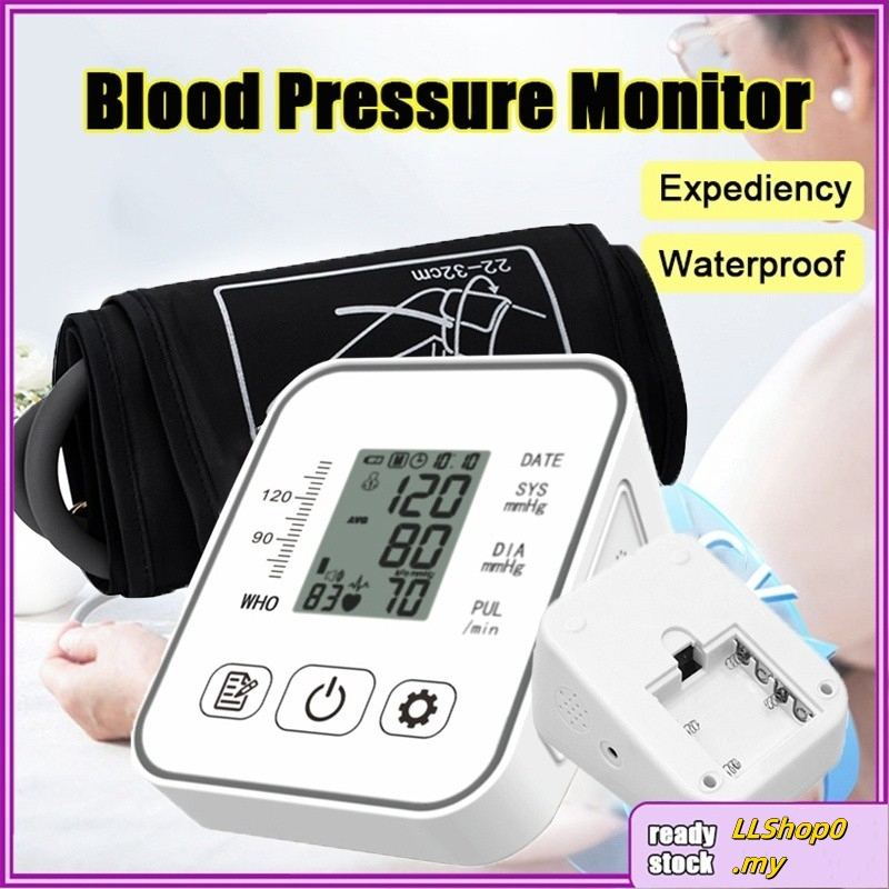 LL Blood Pressure Monitor Heart Beat BP Cuff Measuring Instrument ...
