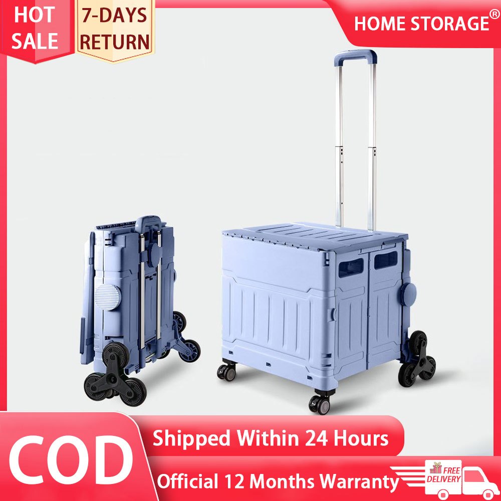 【New】Trolley Shopping Cart Lightweight, Easy To Carry, Lockable ...