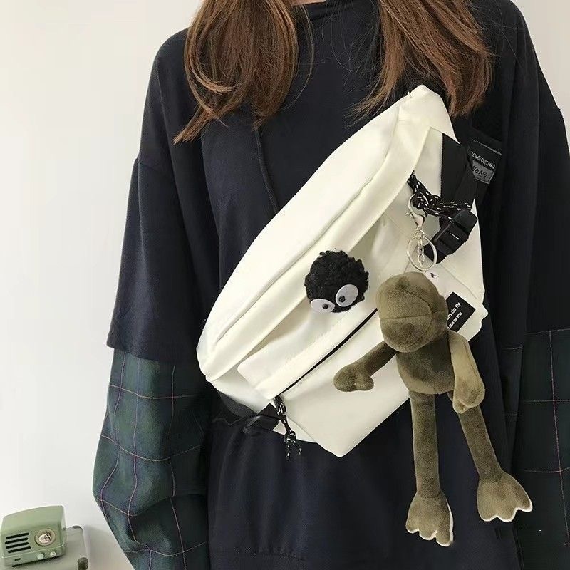 Korean fashion crossbody bag Japanese Harajuku tooling function ...