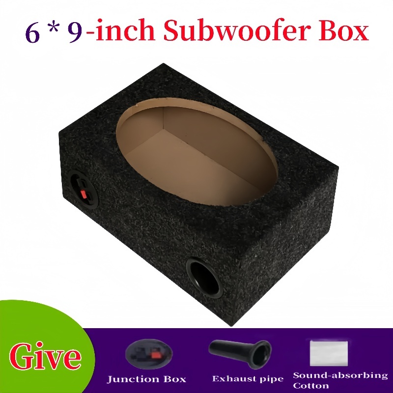 DIY 6x9- inch Speaker Empty Box, Car/Home Subwoofer Box, Subwoofer ...