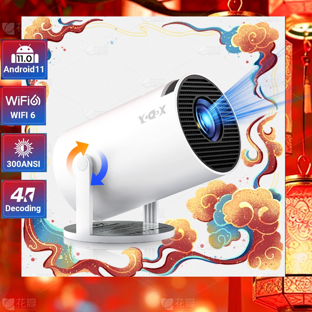 XGODY 4K HY300 PRO Android 11 Projector 10000 Lumens Projector 1920 ...
