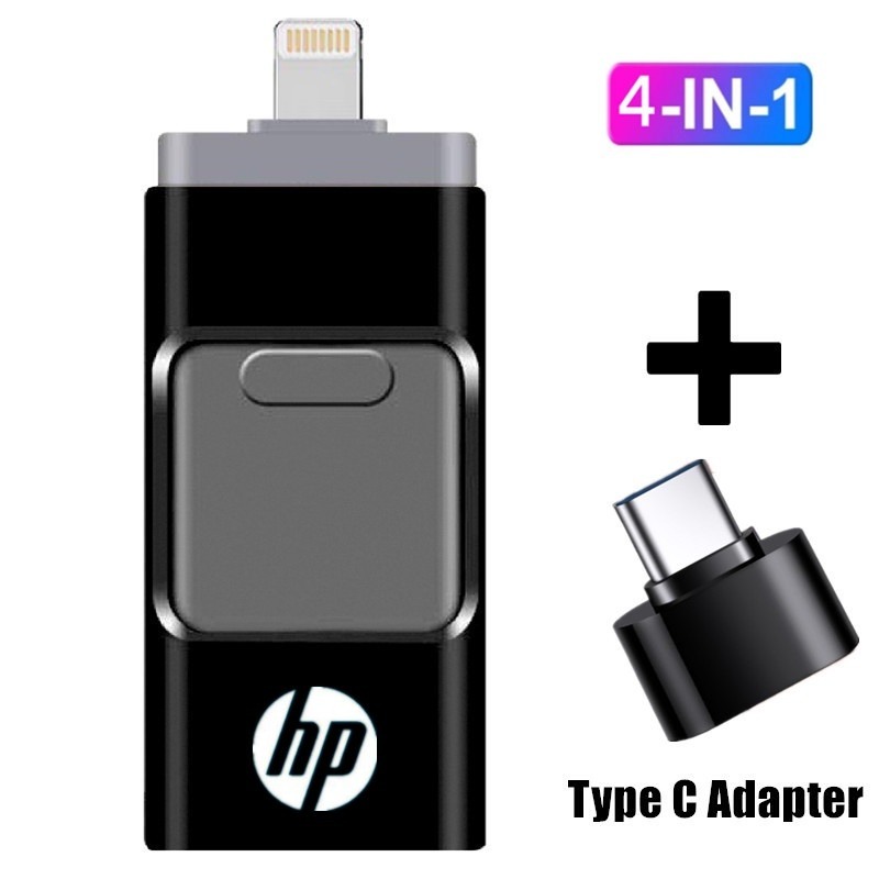 Original HP 4in1 OTG USB flash drive Pen Driver suitable for mobile ...