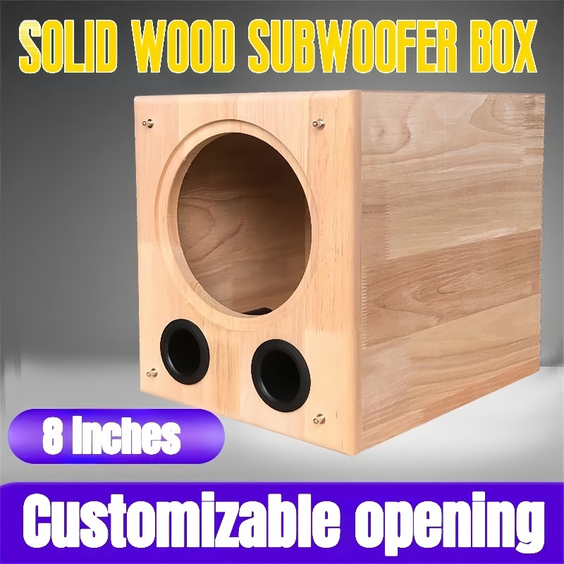 DIY 8-inch Subwoofer Empty Box Body, Car/Home Subwoofer Box, Subwoofer ...