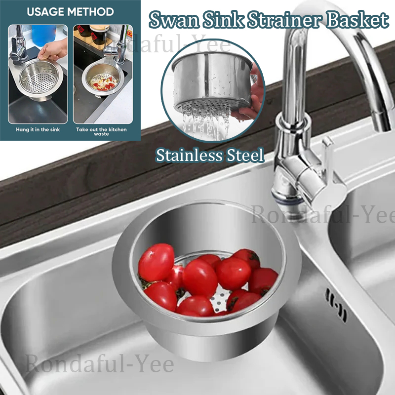 Kitchen Strainer Self-Cleaning Kitchen Sink Strainer - 2025 Upgraded ...