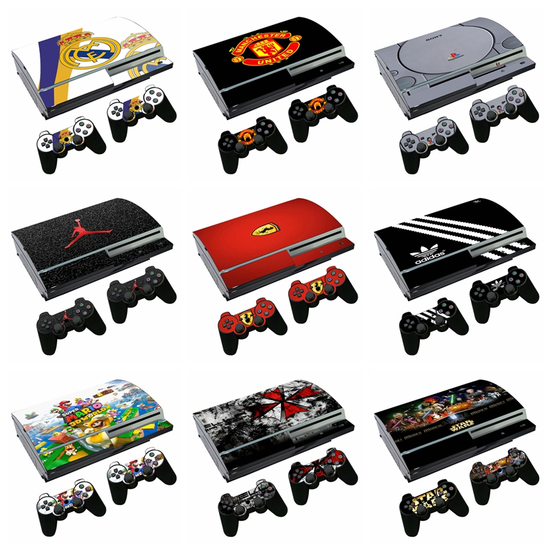 50 Kinds Pattern PS3 Fat Sony Playstation 3 Console Skin Set Vinyl ...