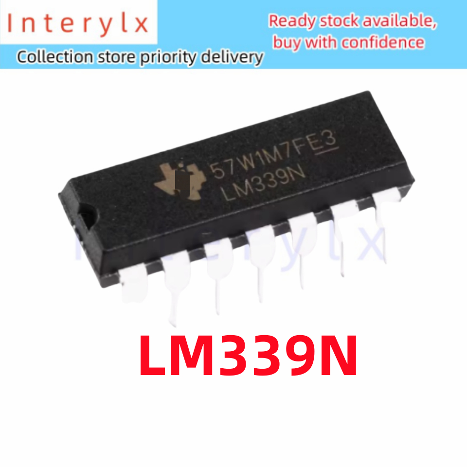 1pcs/lot Original Authentic In-Line LM339N LM339 DIP-14 Four-Channel Relator IC Chip | Shopee ...