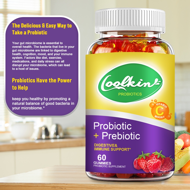 Probiotic + Prebiotic / Added Vitamin C/DIGESTIVE& IMMUNE SUPPORT(100 gummies) | Shopee Malaysia