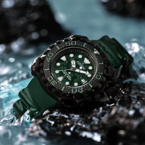 100% Citizen Men's Light Kinetic Shubo Titanium Little Turtle Diving ...