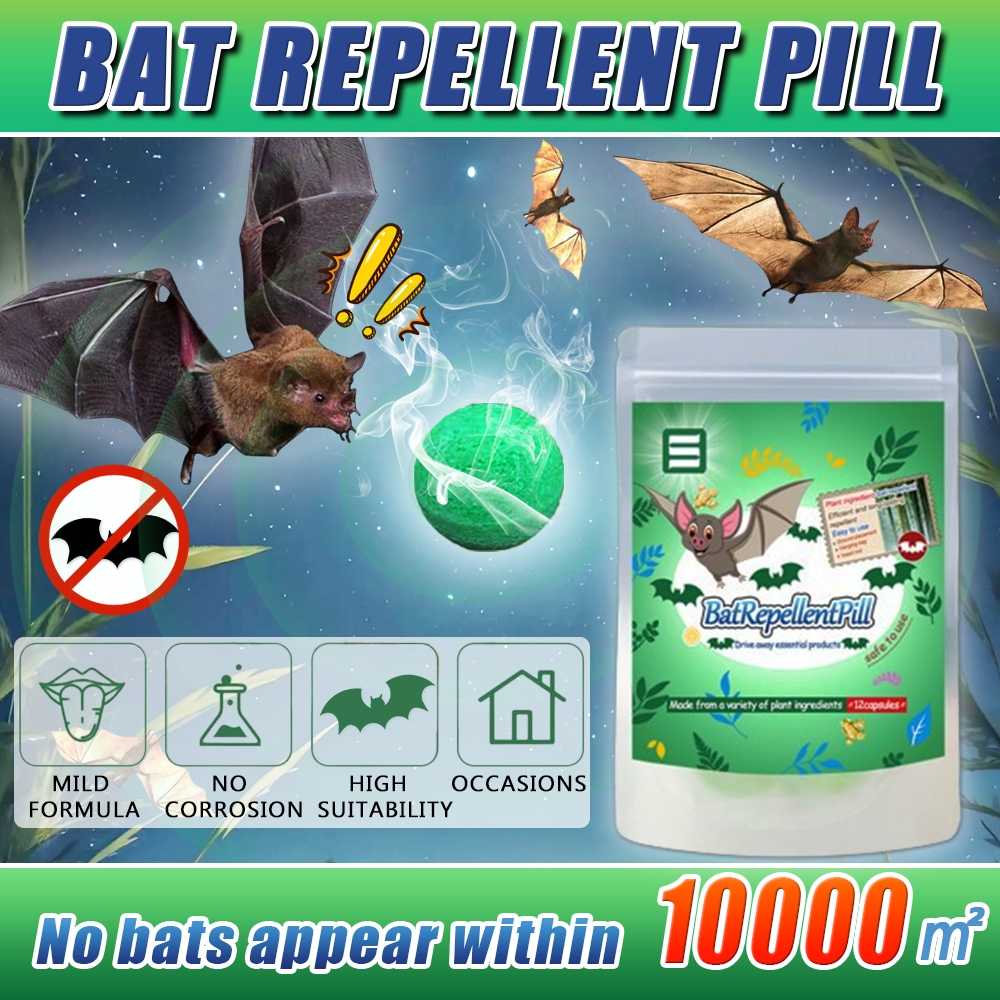 【All Bats Stay Away！】IOO Bat Repellent Outdoor Pigeons Repellent ...