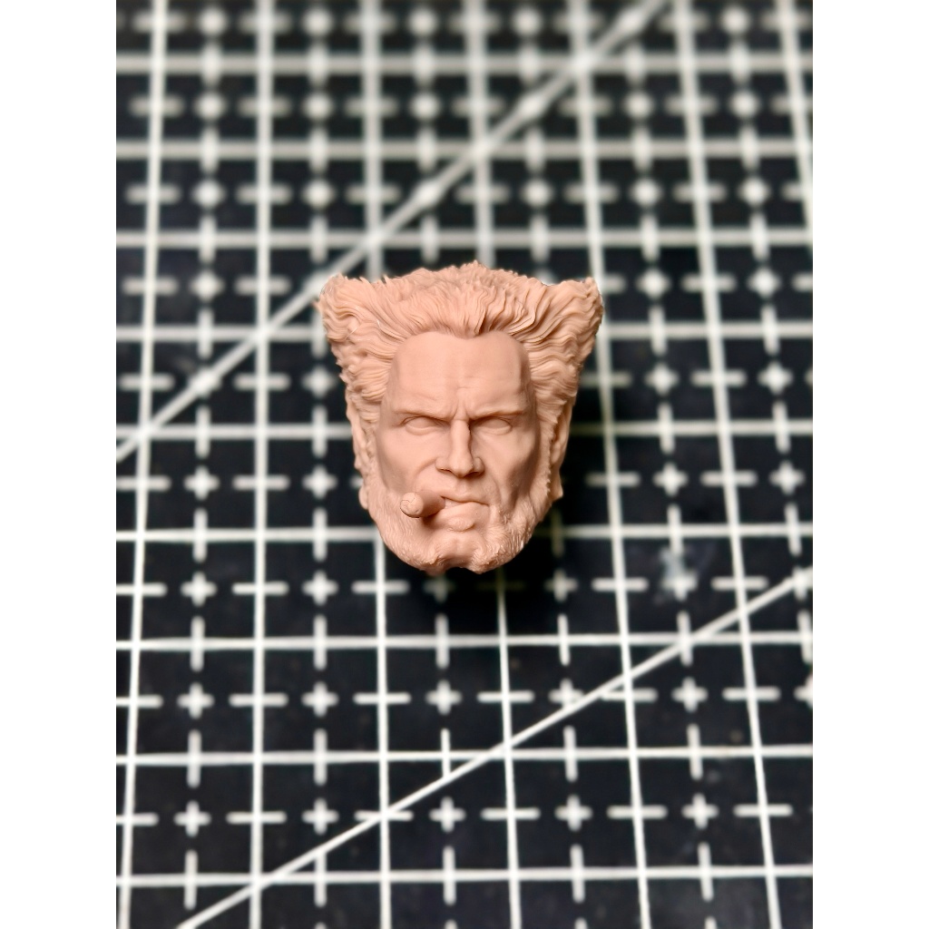 Unpainted 1/12 Scale Wolverine Henry Cavill The Cavillerine Head Carved ...