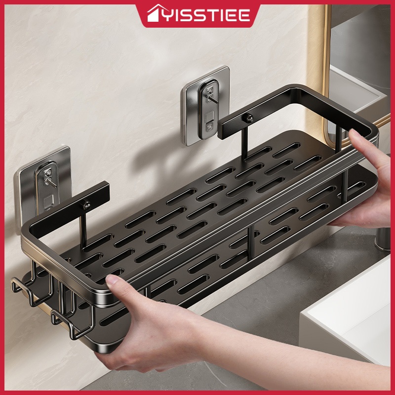 【MY Stock】 Bathroom Storage Rack Corner Rack Shower Gel Shampoo Storage ...