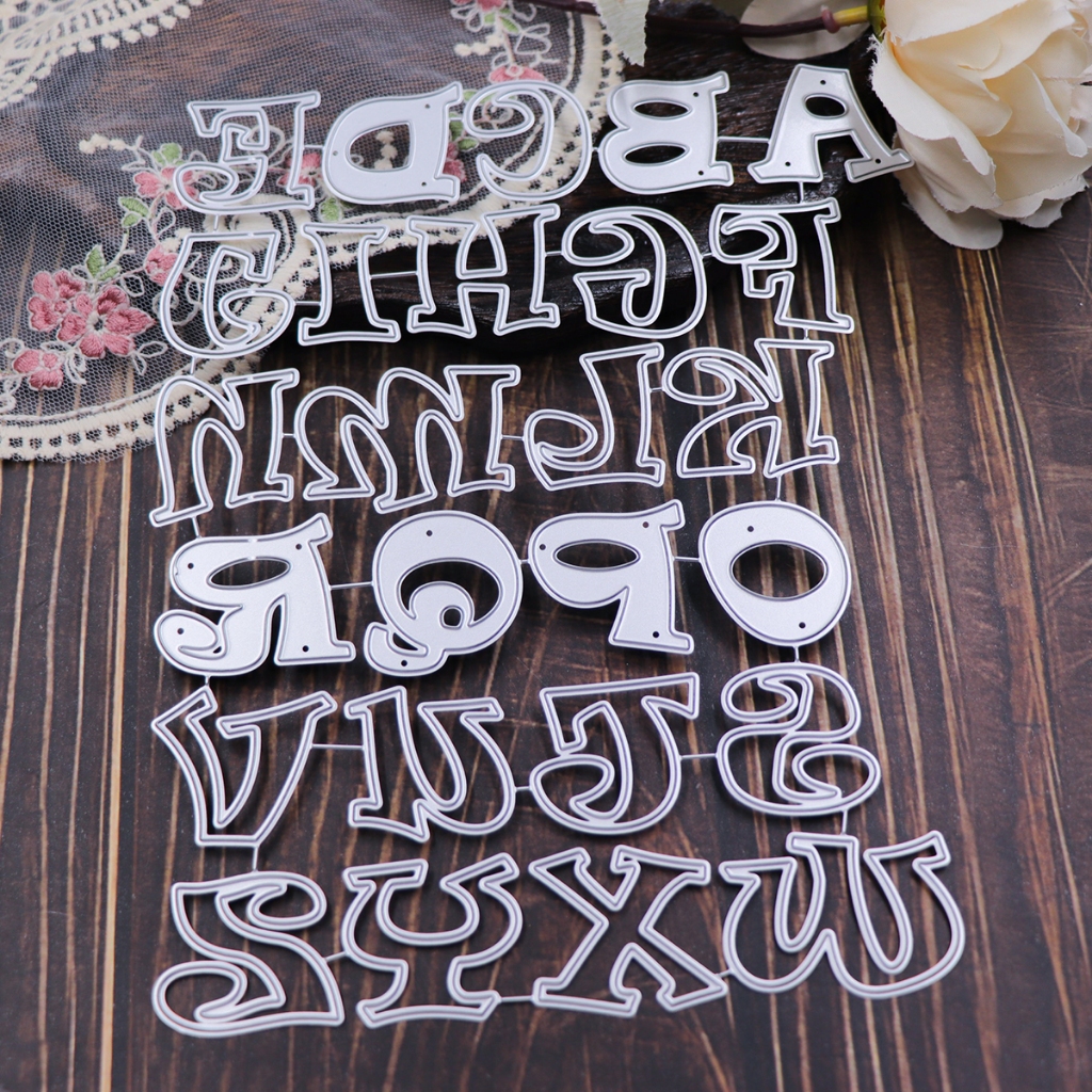 2024 New Arrivals Letter Metal Cutting Dies For Card Making, DIY ...