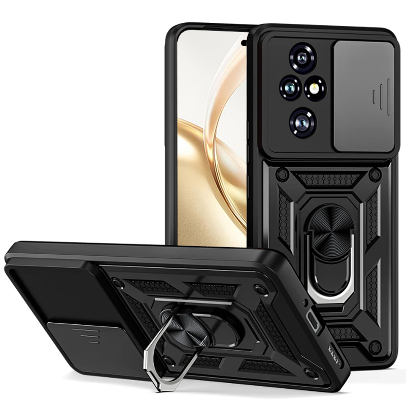 Shockproof Protector Heavy Hard Casing Case with Metal Stand for Honor ...