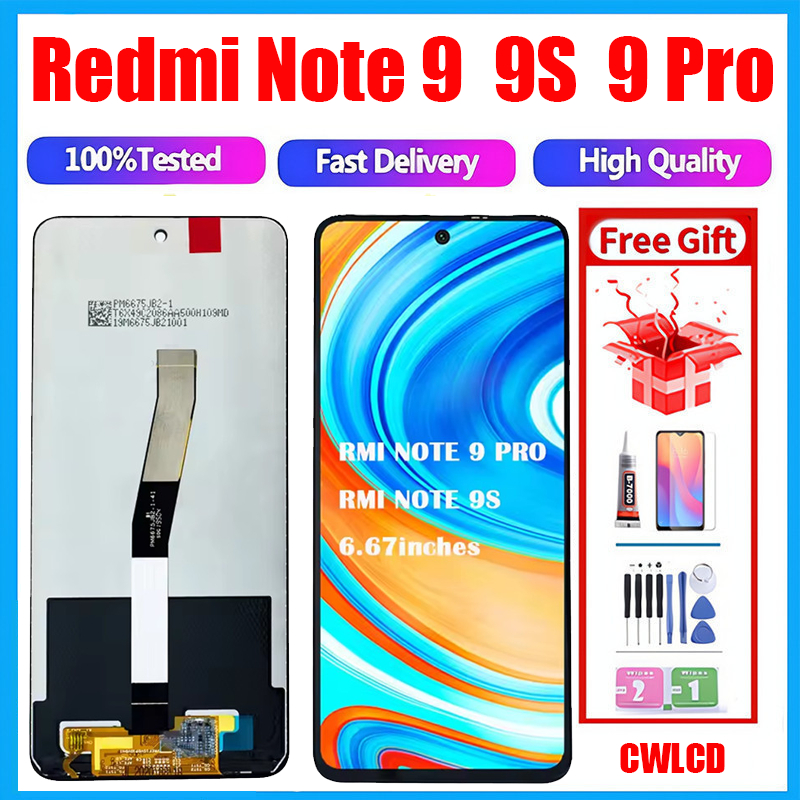 Original LCD For Xiaomi Redmi Note 9 / 9S / 9 Pro 4G LCD Display Touch ...