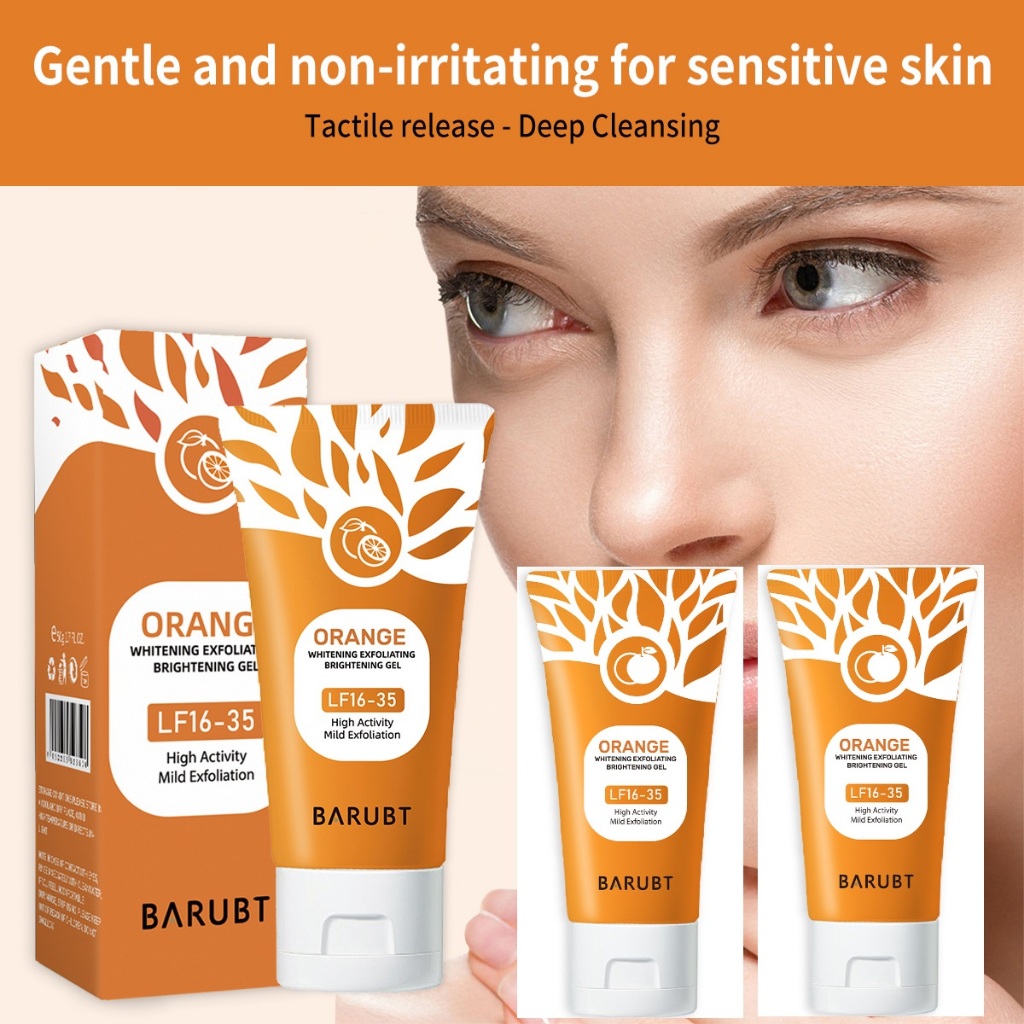 [Buy 2 get 3 pcs] BARUBT Orange Enzyme Exfoliating Gel Facial Deep ...