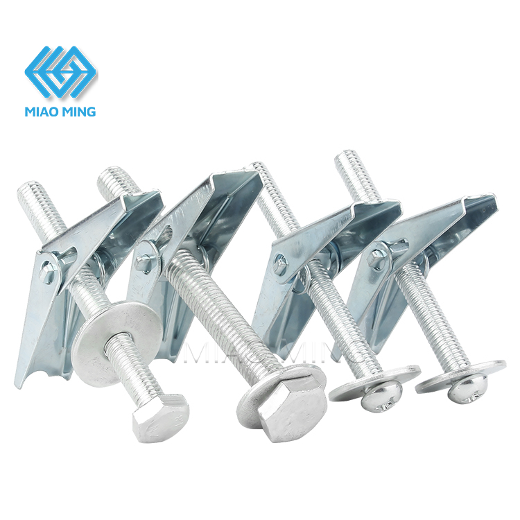 Metal Spring Toggle Butterfly Clip Anchor Screws Plaster Ceiling wall ...