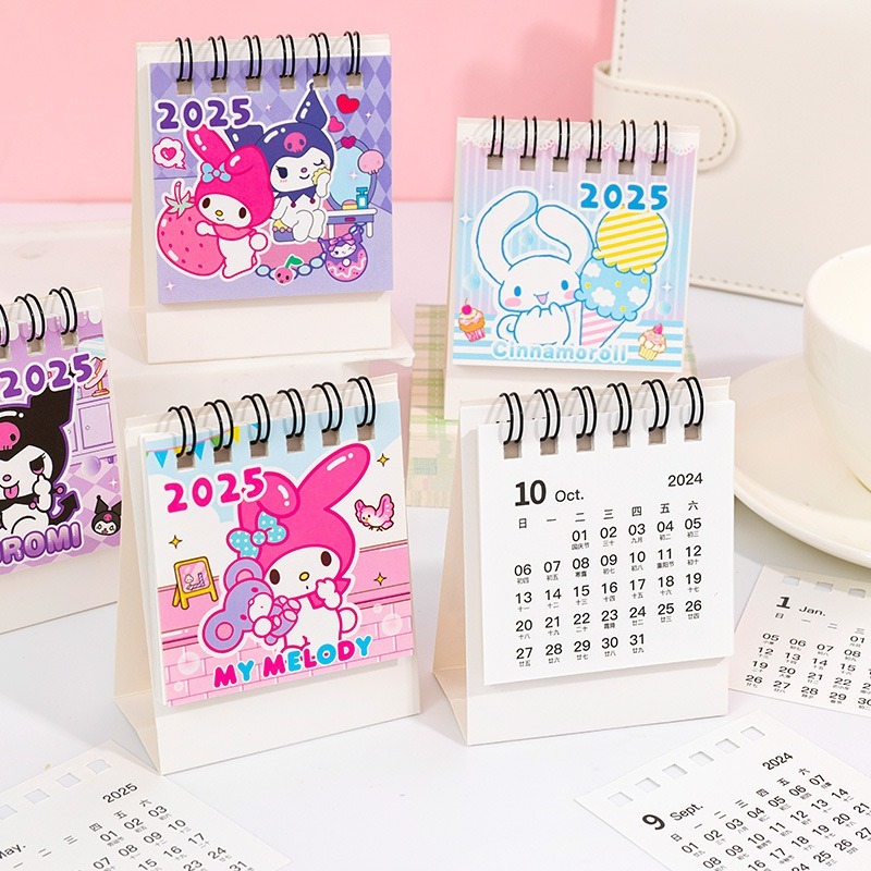 Sanrio 2026 Mini Desk Calendar Cute Simple Desktop Calendar Daily ...