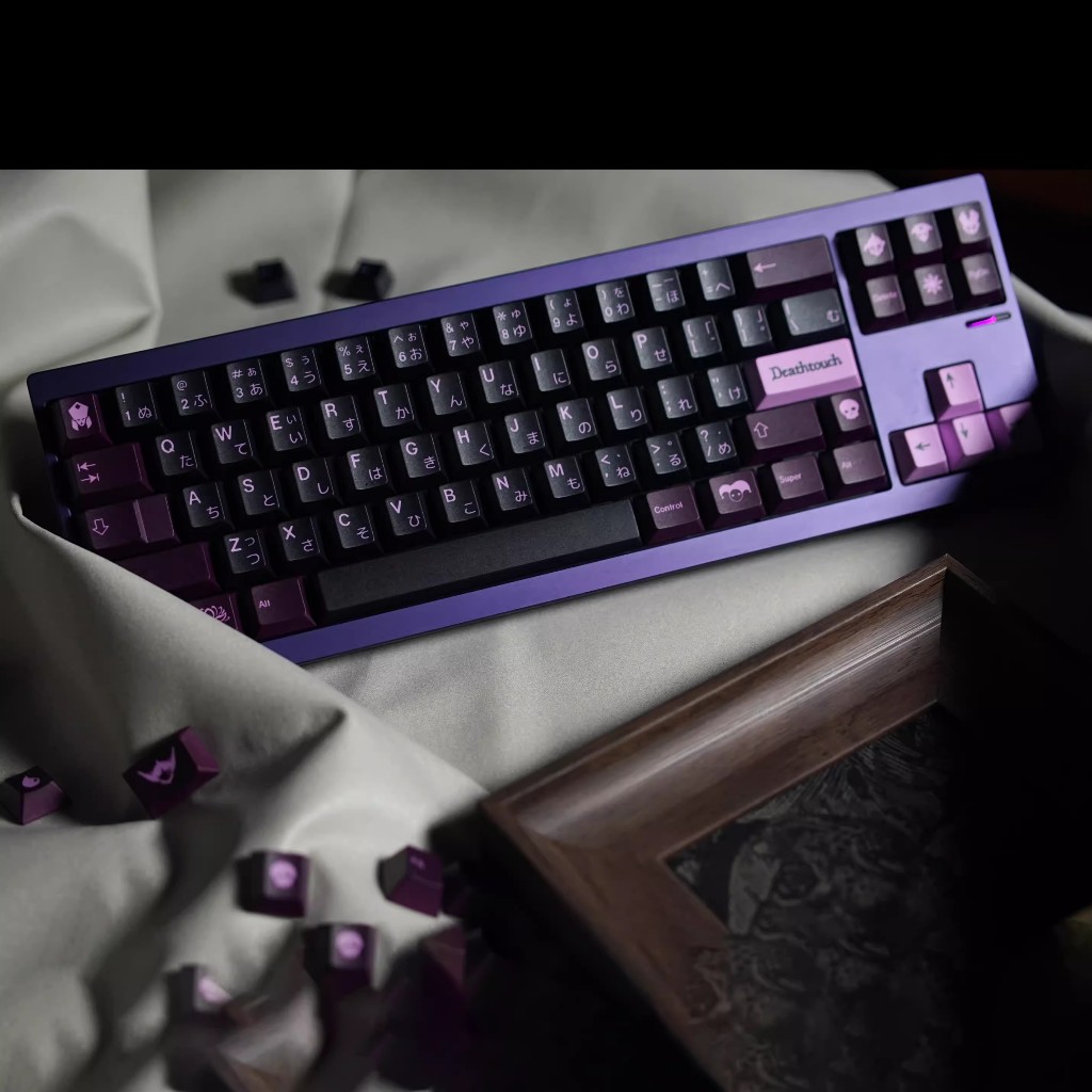 135 Keys GMK Black Lotus Keycaps Cherry Profile PBT Dye Sublimation ...