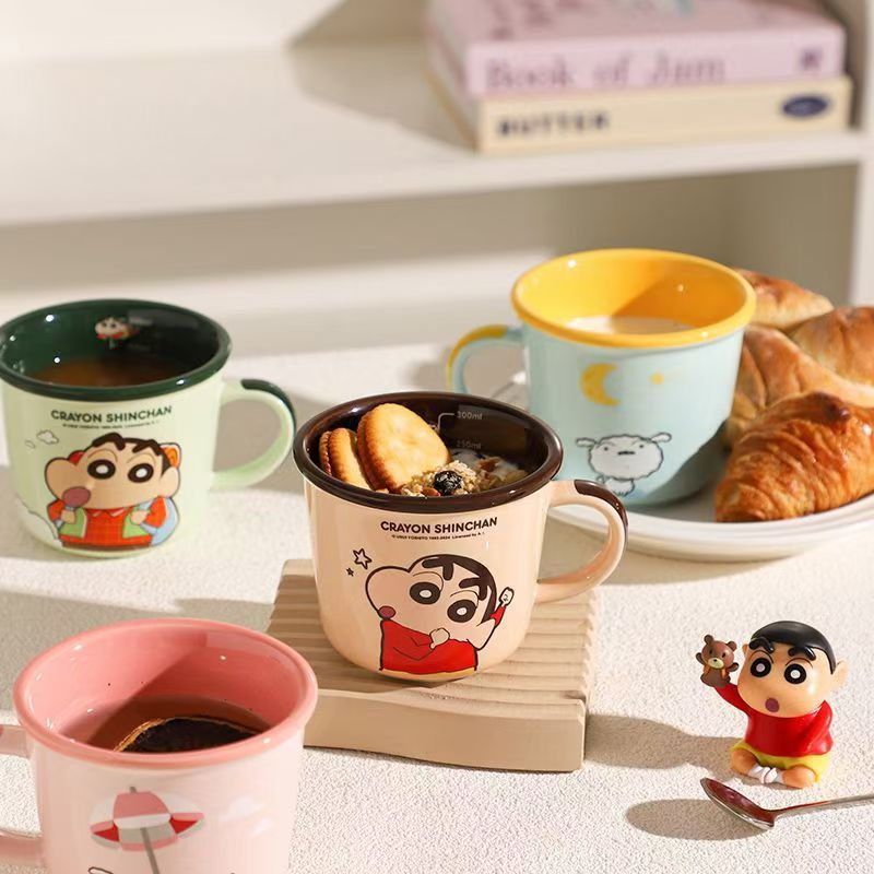 Cute ceramic mug,Crayon Shin-chan Cup,Cute Couple Water Cup,Ceramic ...