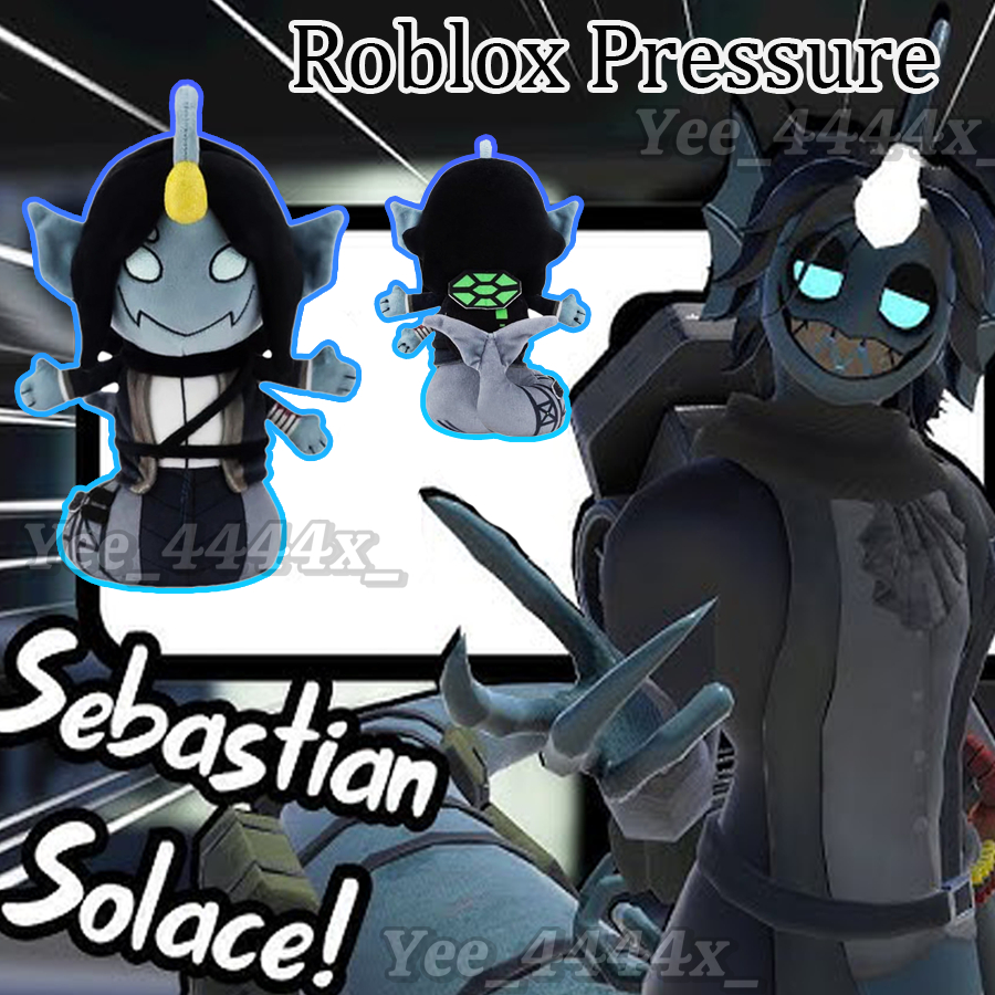 Roblox Pressure Sebastian Solace Plush Doll Game peripheral Sea Monster ...