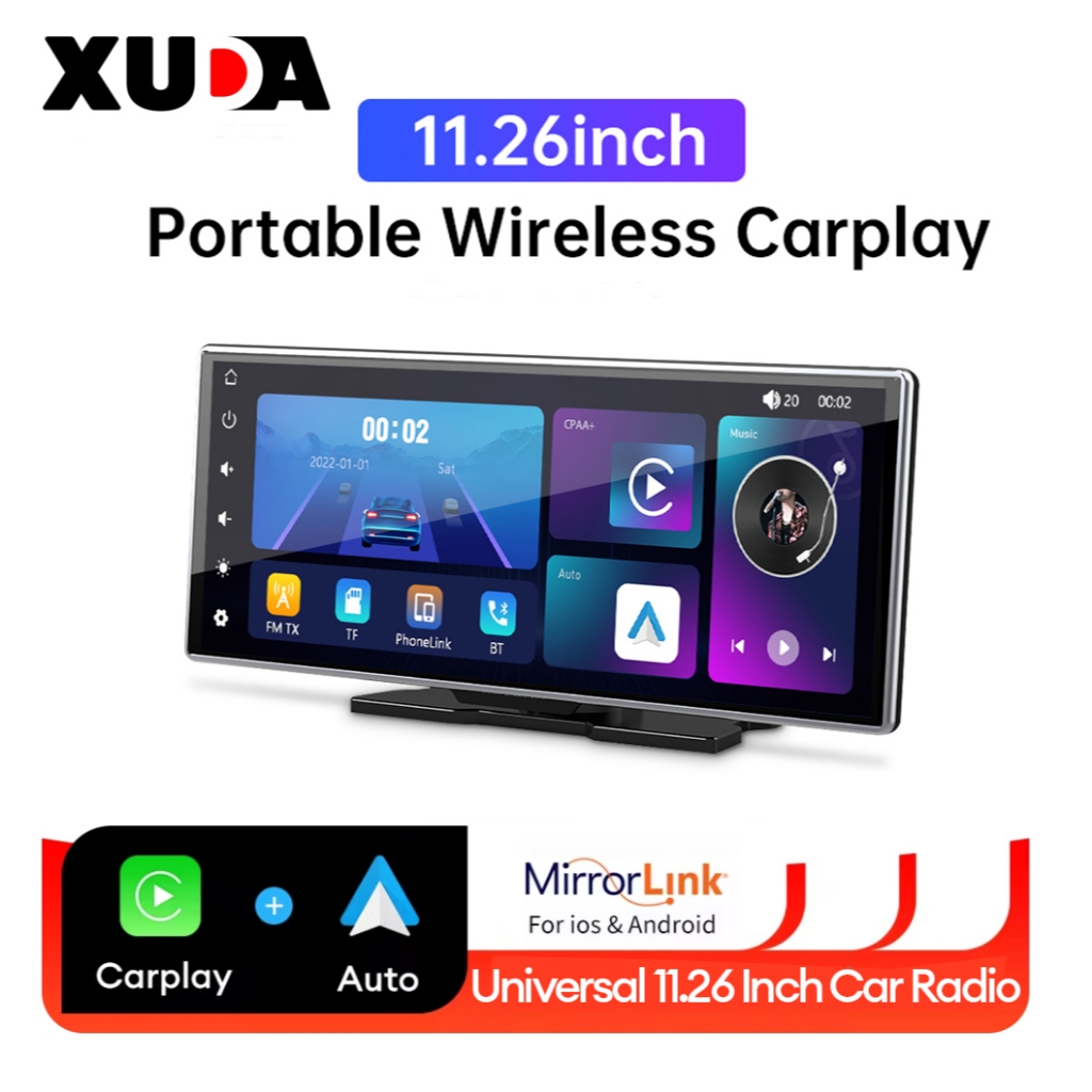 XUDA Universal 11.26 Inch Car Radio Multimedia WIFI Video Player ...