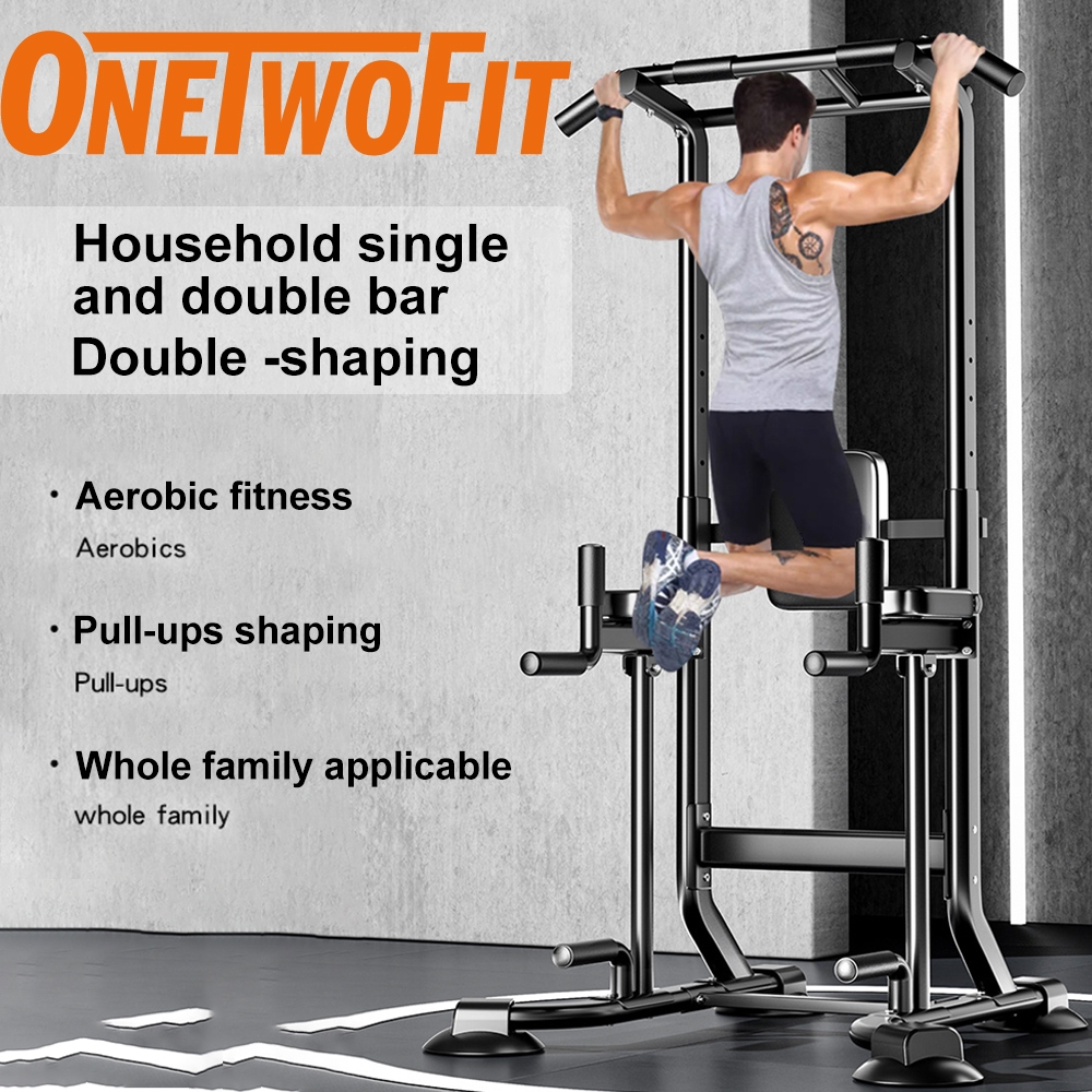 OneTwoFit Adjustable Pull Up Bar Multi -functional Exercise Equipment ...