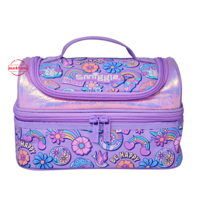 Smiggle Happy Limitless Double Decker Lunchbox | Shopee Malaysia