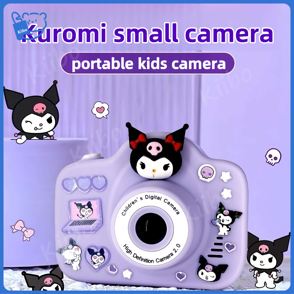 【🇲🇾24h】Sanrio Kuromi Mini Digital Camera Kids Digital Camera HD ...