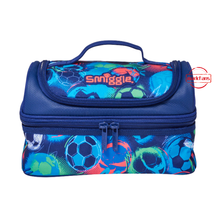 Smiggle new football Limitless Double Decker Lunchbox | Shopee Malaysia