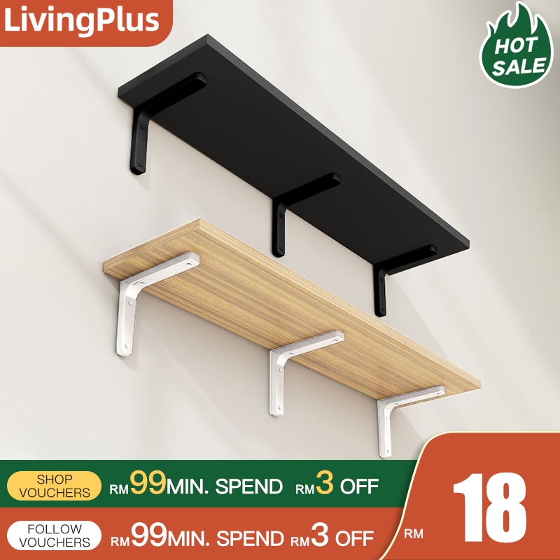 Floating Shelf Wall Hanging Shelf Wall Mounted Rack Home Decorative DIY ...