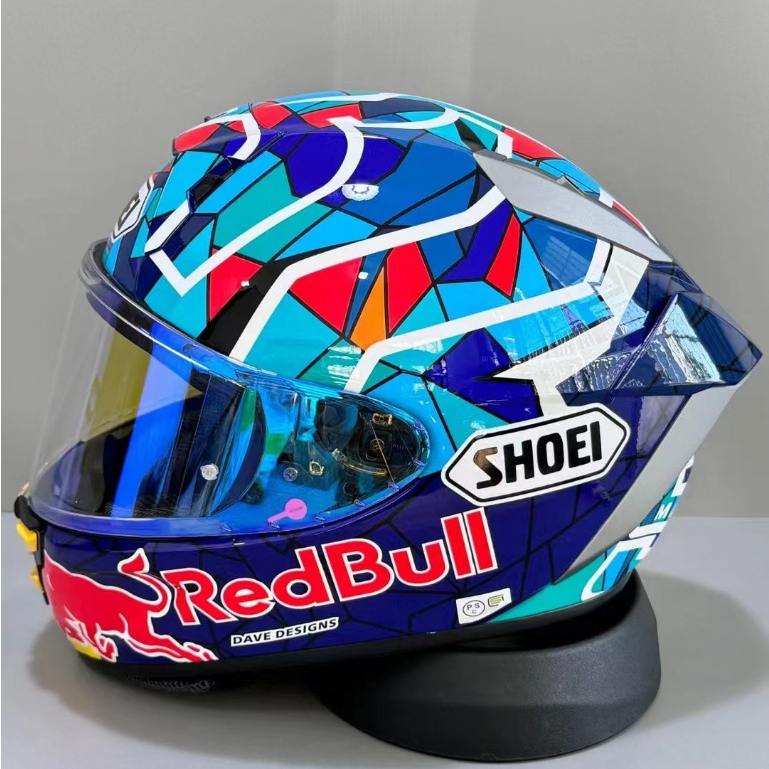 SHOEI X15 X-Fifteen Red Bull Barcelona Motorcycle Full Face Helmet ...