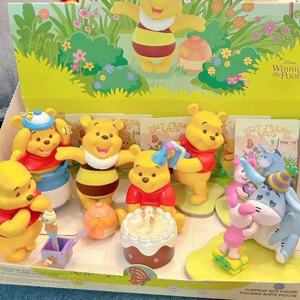 Miniso Disney Winnie the Pooh Best Friends Party Blind Boxes Toy ...