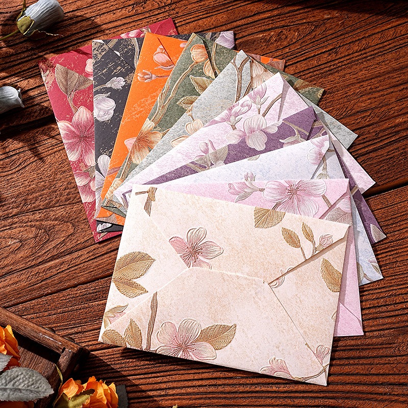 Chinese Style Paper Envelopes Vintage Brocade Envelopes for Letter ...