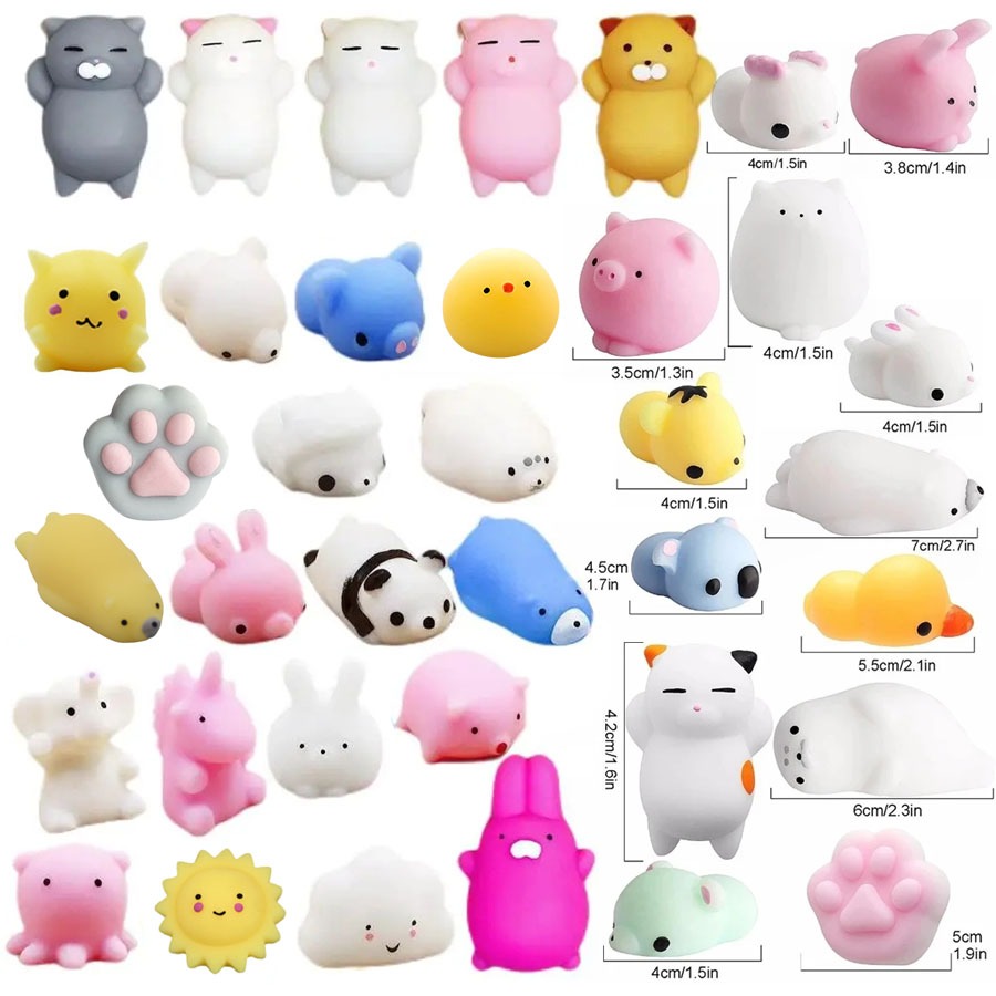 Squishy Toy Cute Animal Antistress Ball Squeeze Mochi Rising Toys ...